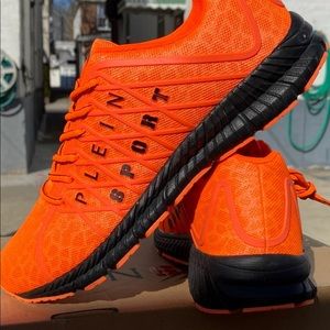 Philipp Plein | Shoes | Philipp Plein Runner Matrix Orange Sneaker ...